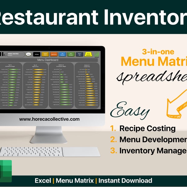 Inventory Template - Etsy