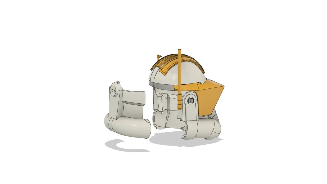 Commander Cody Phase 2 Clone Helmet 3D Print File - Etsy