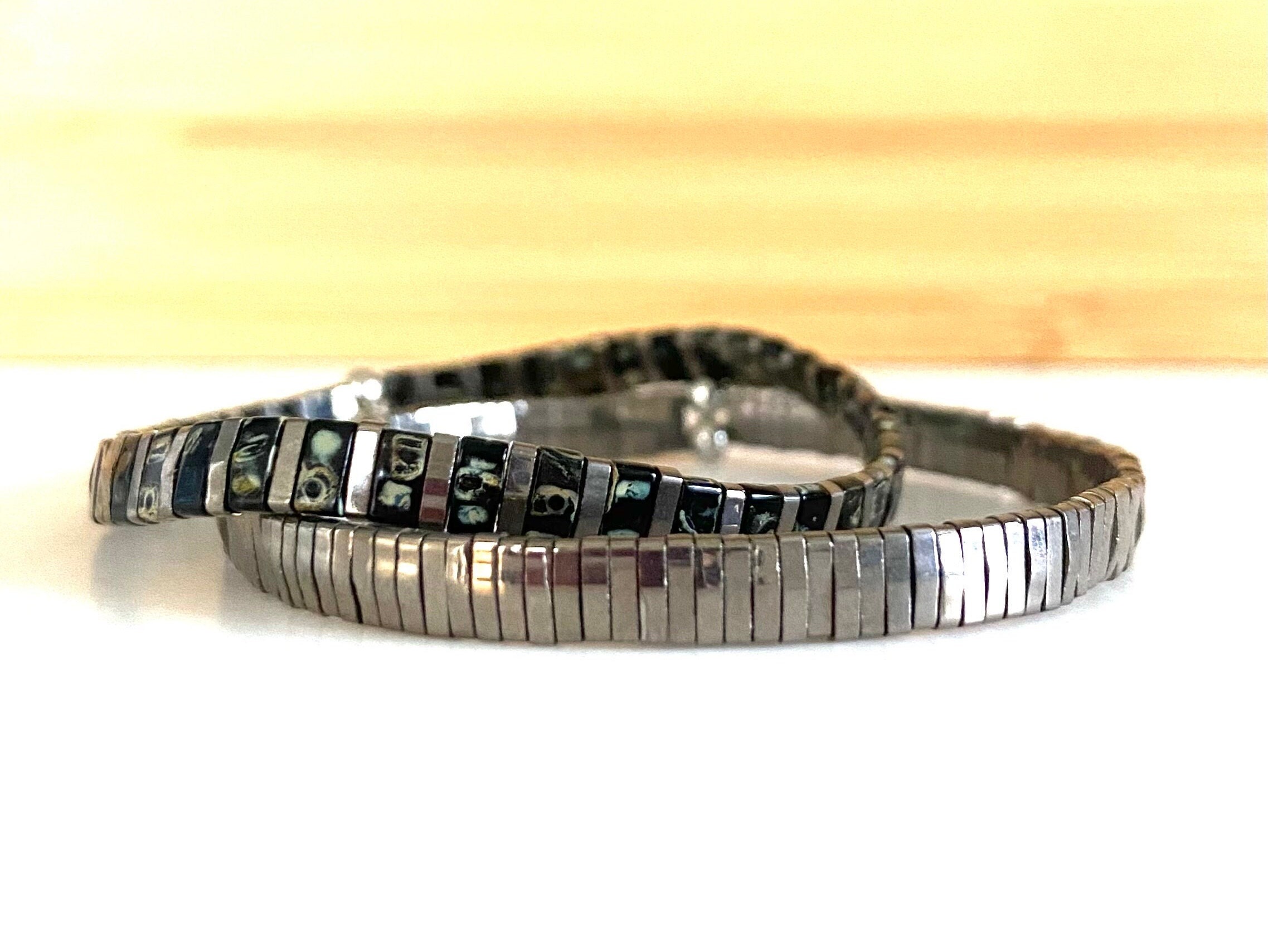 Stackable Bracelets, Beaded Bracelets for Women, Miyuki Bracelets, Tila ...