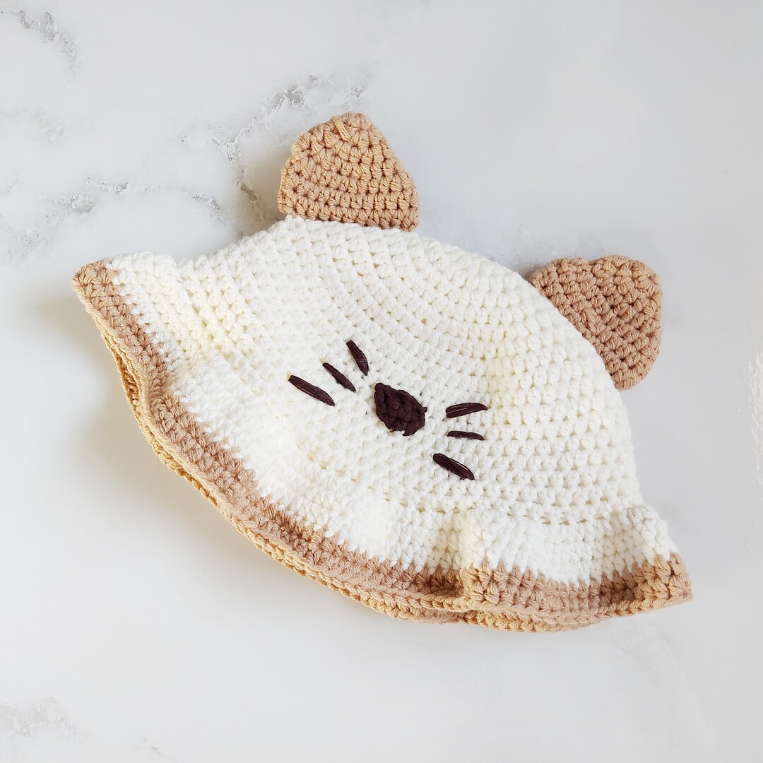 Crochet Cat Bucket Hat Written Pattern - Etsy Canada