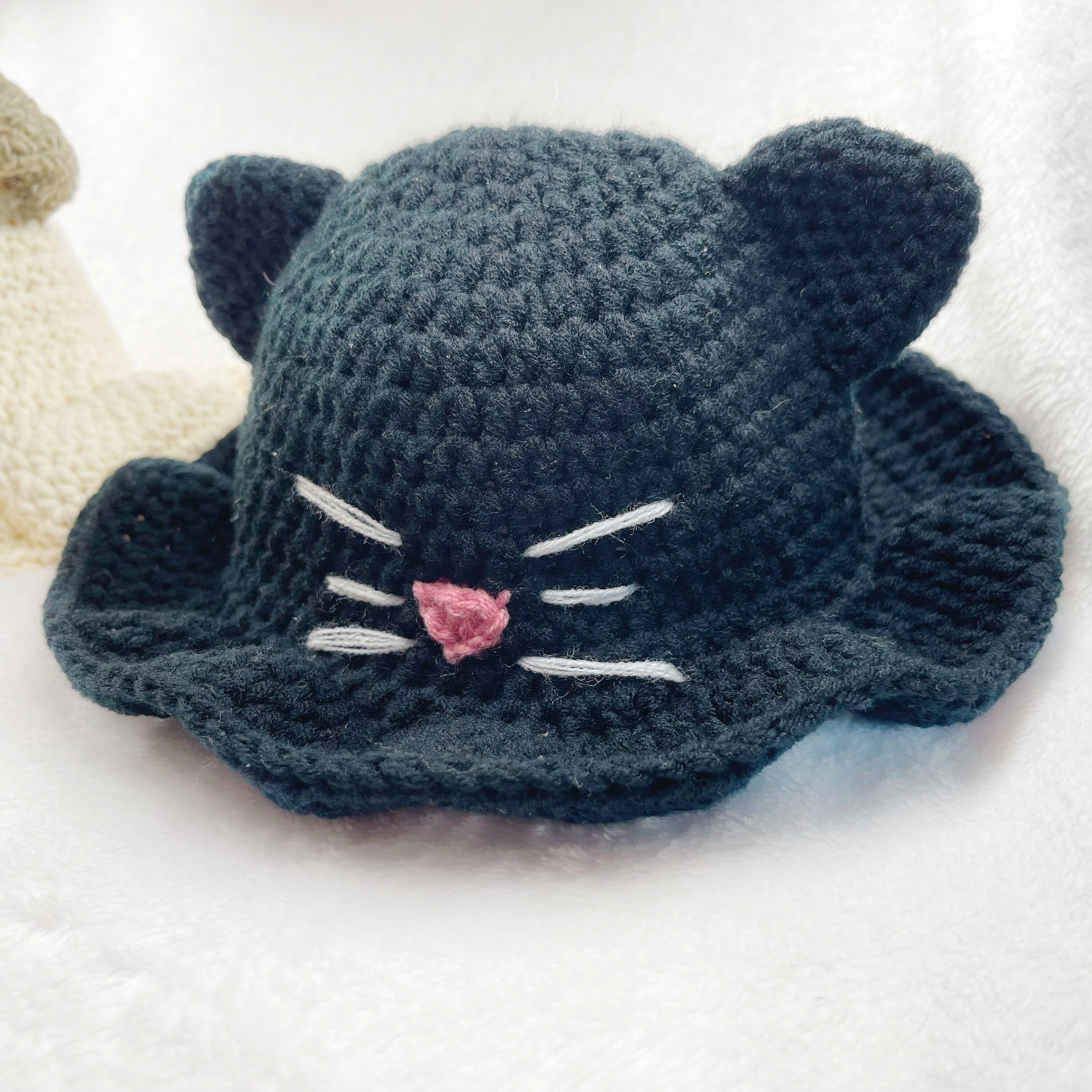 Crochet Written Pattern- Cat Bucket Hat - Etsy