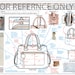 Illustrator Tech Pack Template for Handbags and Wallets (includes ...