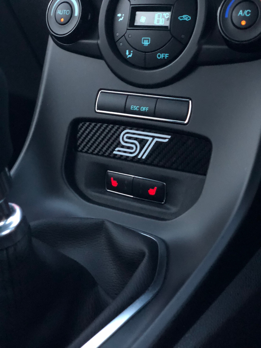 Ford Fiesta ST MK7.5 Cubby Hole Dash Dashboard Filler Insert 3M Vinyl ...