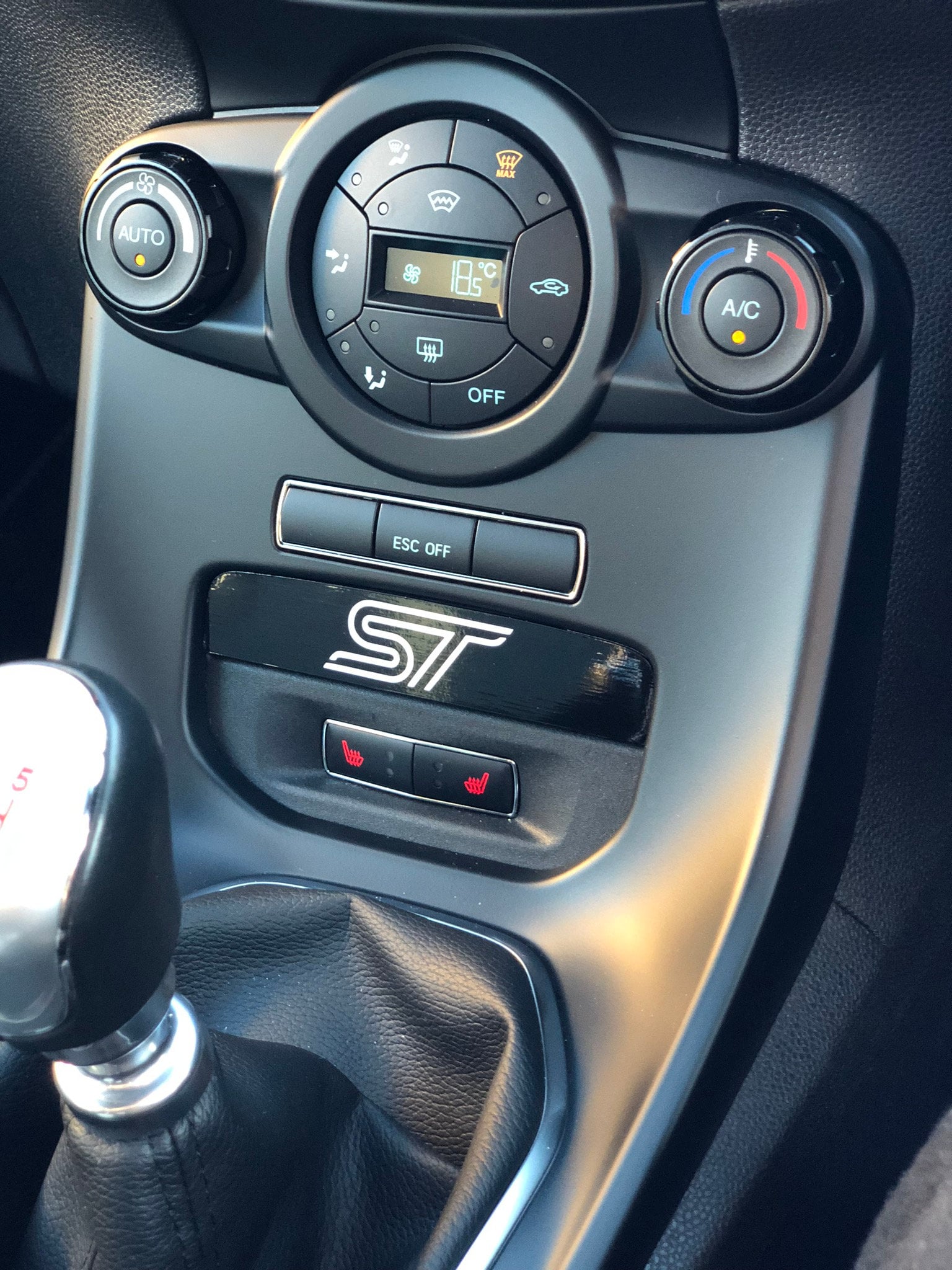 Ford Fiesta ST MK7.5 Cubby Hole Dash Dashboard Filler Insert 3M Vinyl ...