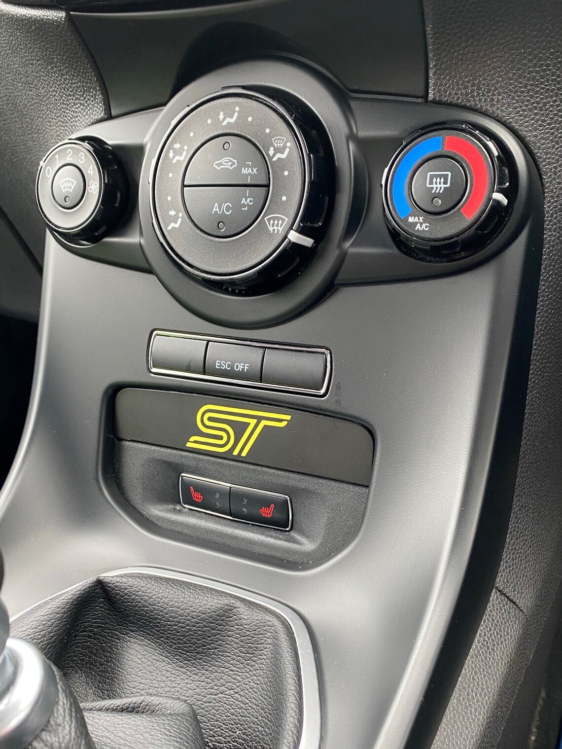 Ford Fiesta ST MK7.5 Cubby Hole Dash Dashboard Filler Insert 3M Vinyl ...