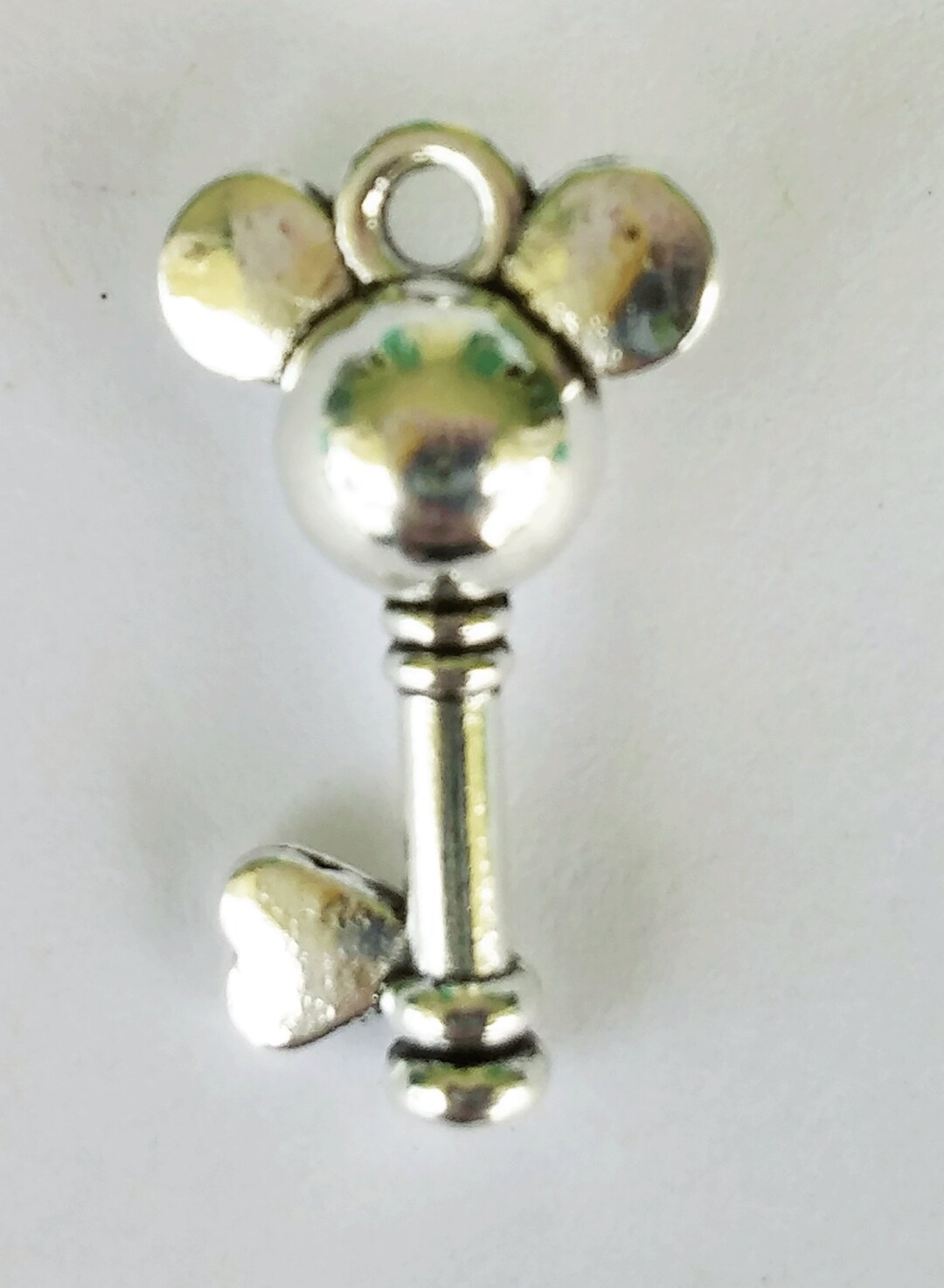 Silver Disney Mickey Mouse Key Charm/pendant - Etsy