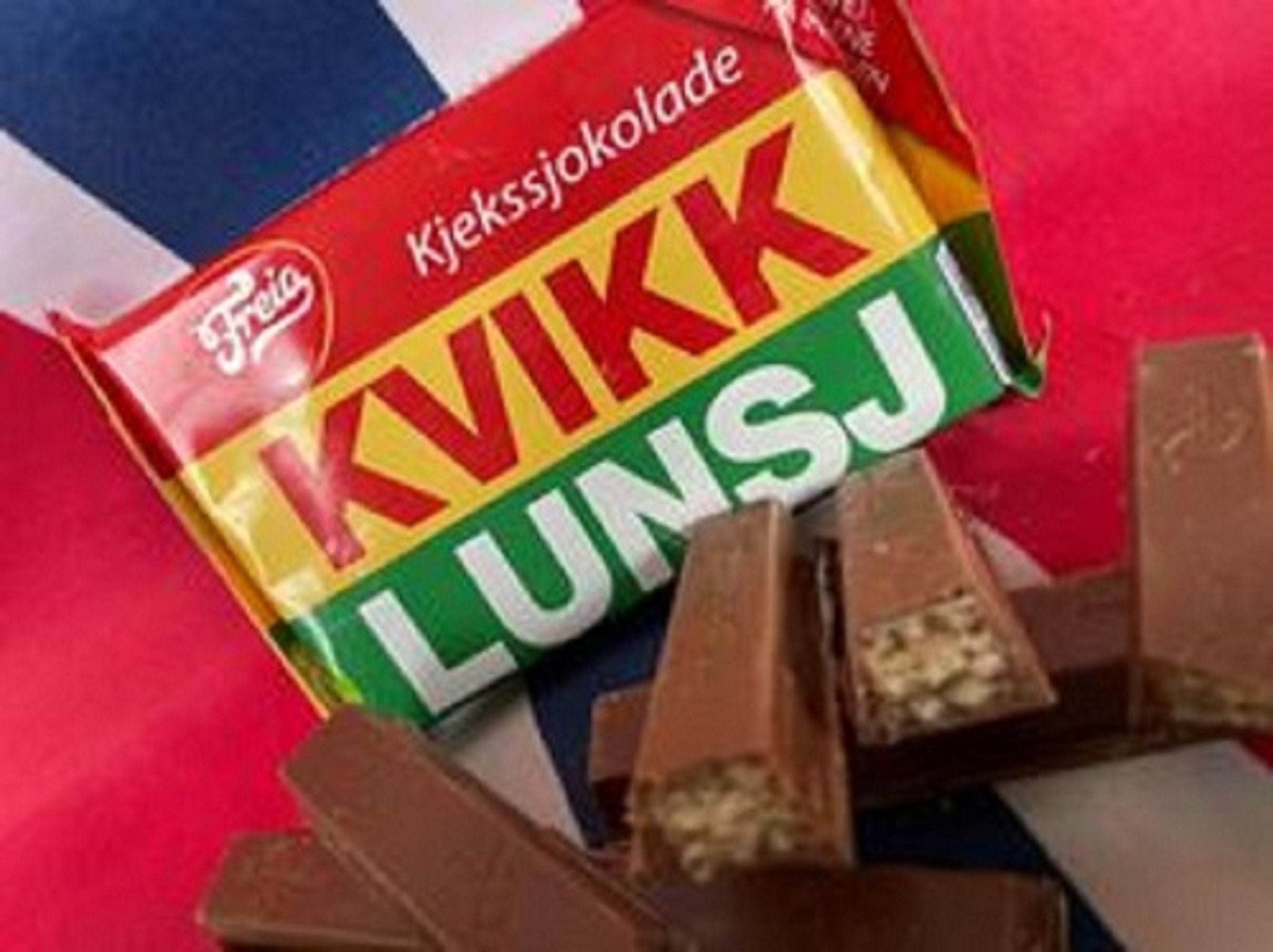 KVIKK LUNSJ 2x6pk Norwegian Milk Chocolate Freia Norge Melkesjokolade ...