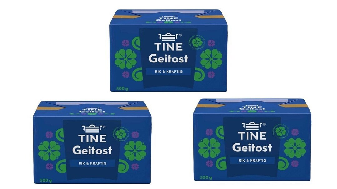Norwegian Tine Geitost Brunost 3x500g G35 Norway Food Gift Scandinavian ...
