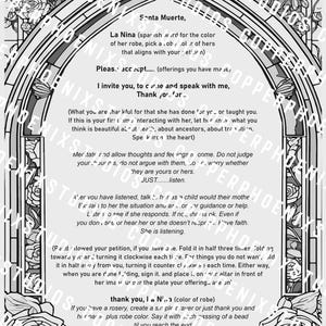 Santa Muerte Coloring Pages: Coloring Book Pages With Art of Her ...