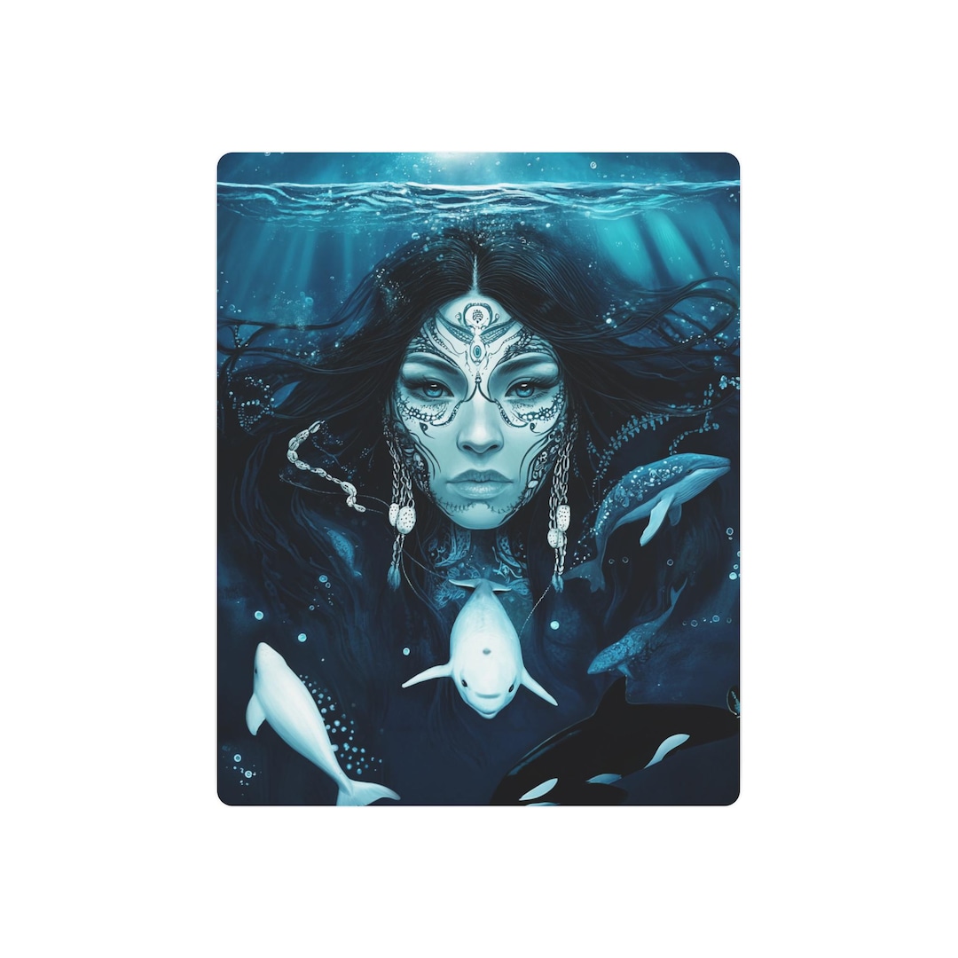 Sedna Metal Wall Art - Inuit Underworld Sea Print - Etsy