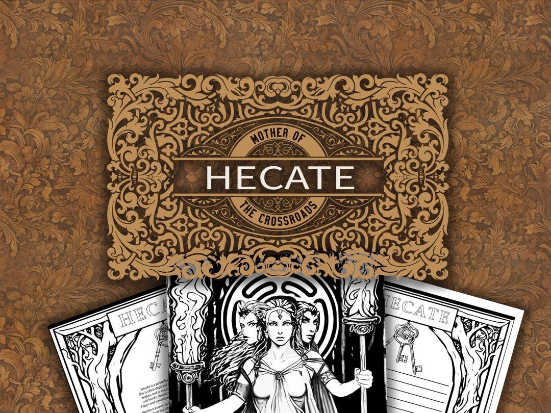 Hecate Coloring Pages: A Goddess Coloring Book With History ...