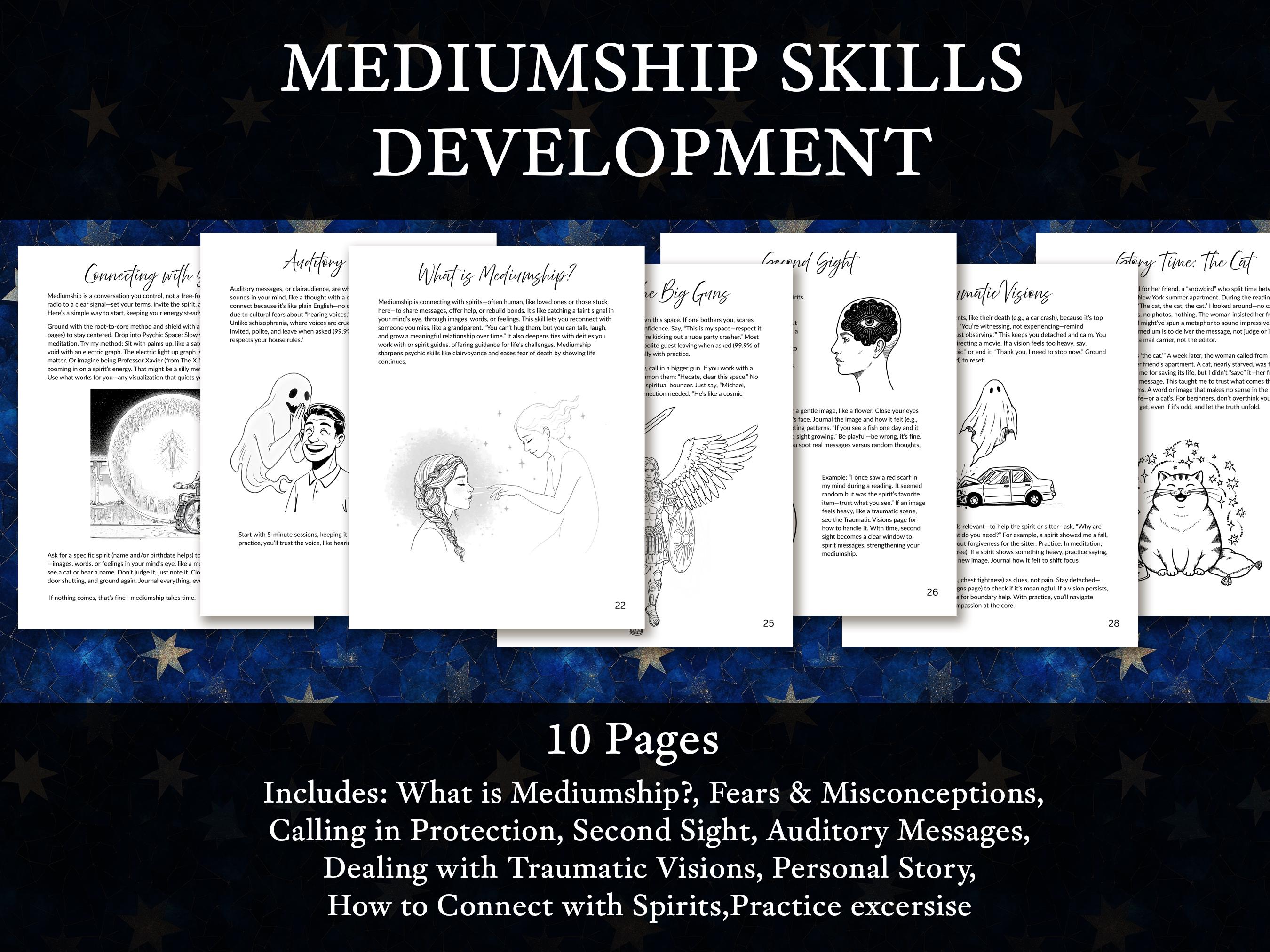 Beginner Psychic Course With Workbook, PDF, Digital or Printable ...