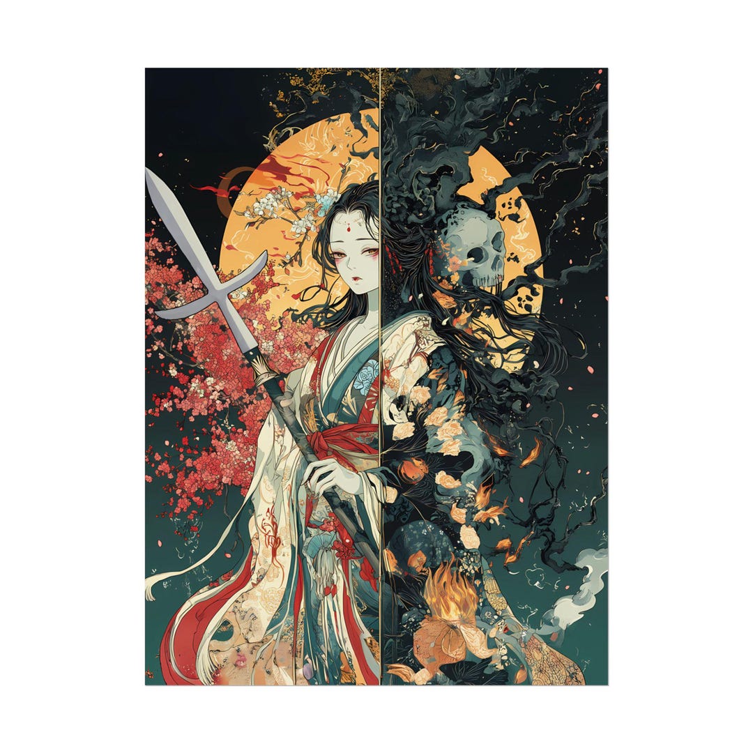 Izanami Art Print - Shinto Death Goddess Witchy Wall Decor - Etsy