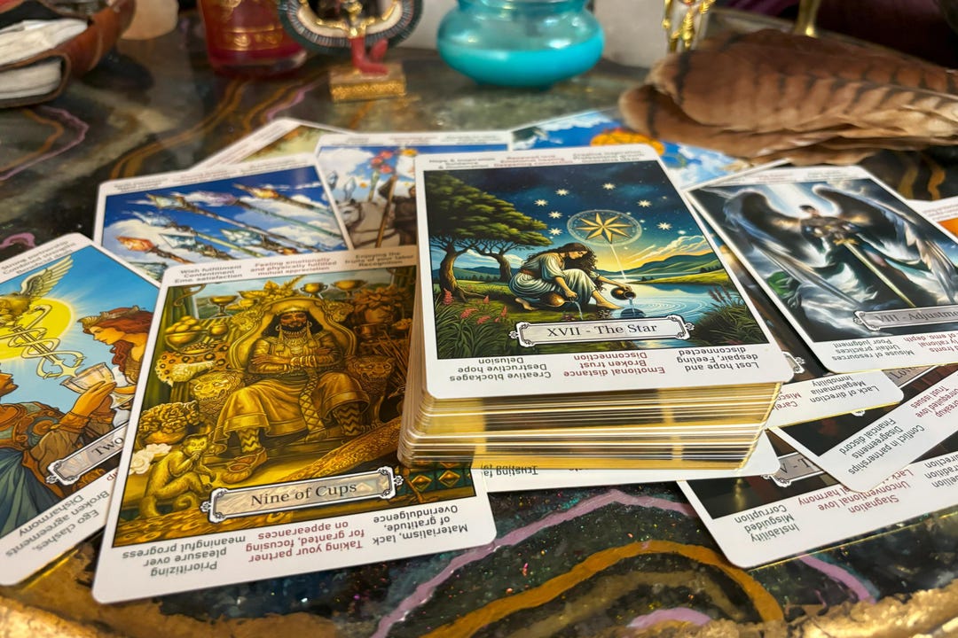Thelemic Wisdom Tarot: Enhance Your Intuition With Guidebook - Etsy