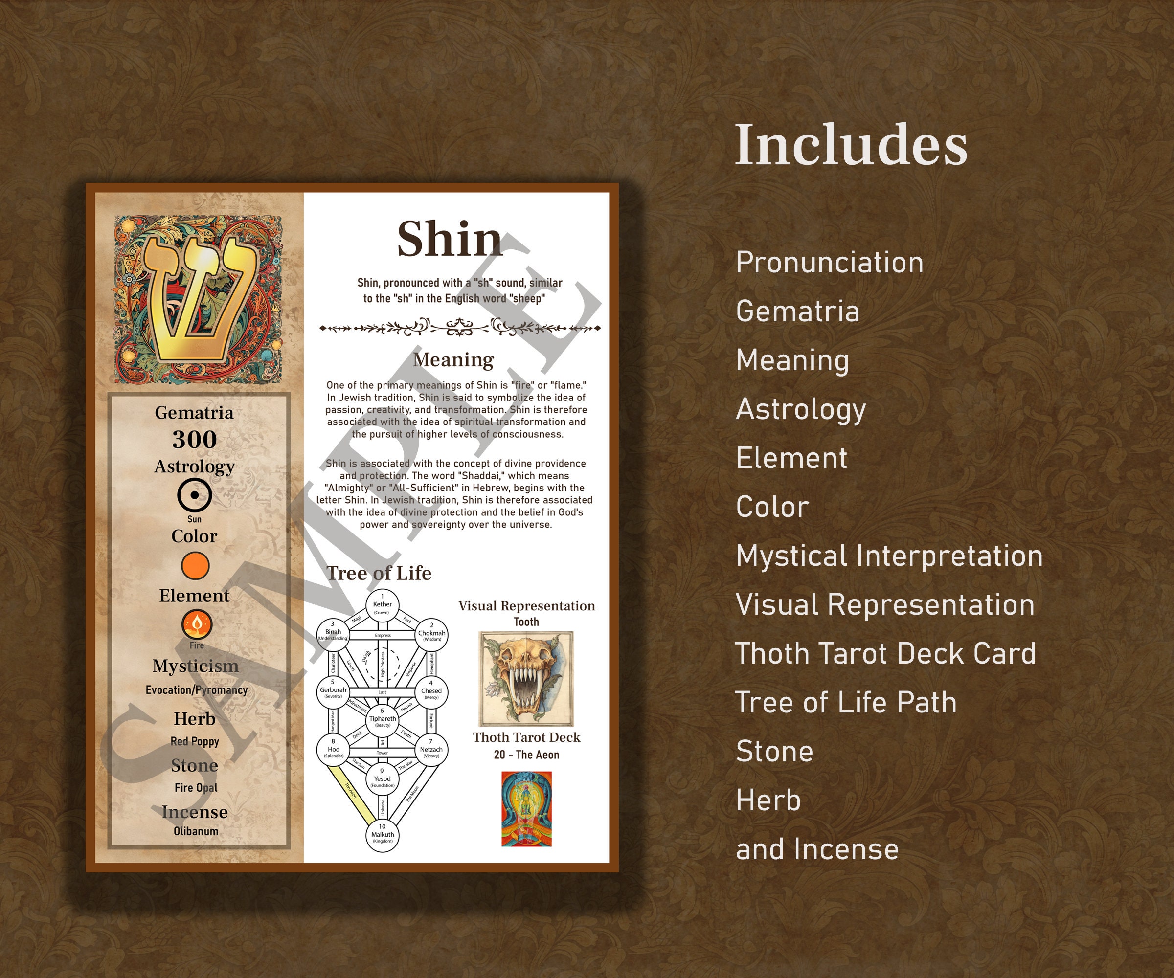 Hojas de trucos con letras hebreas: guías imprimibles para el ...