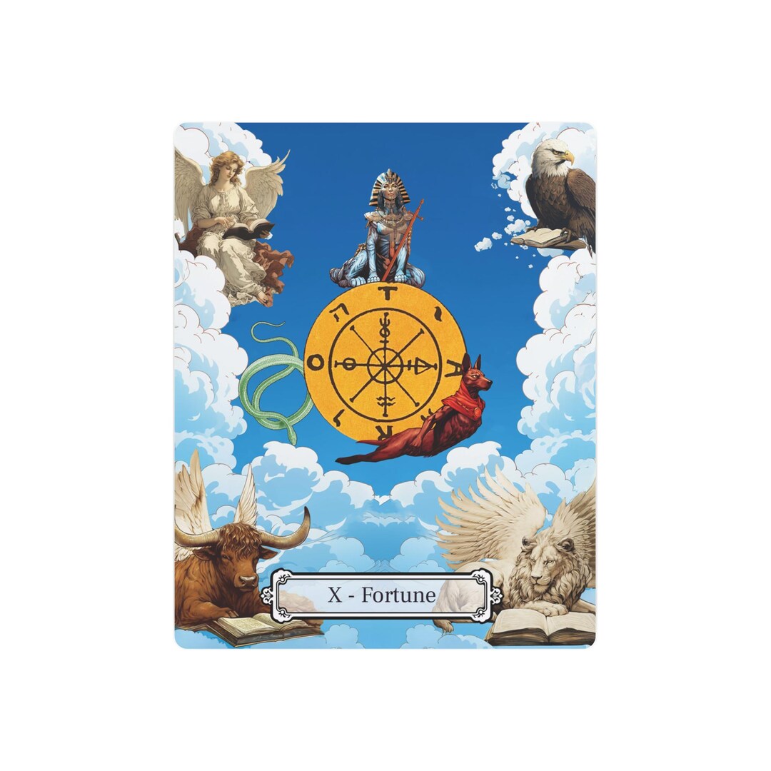 Fortune Tarot Metal Wall Art - Thelemic Cycles Print - Etsy