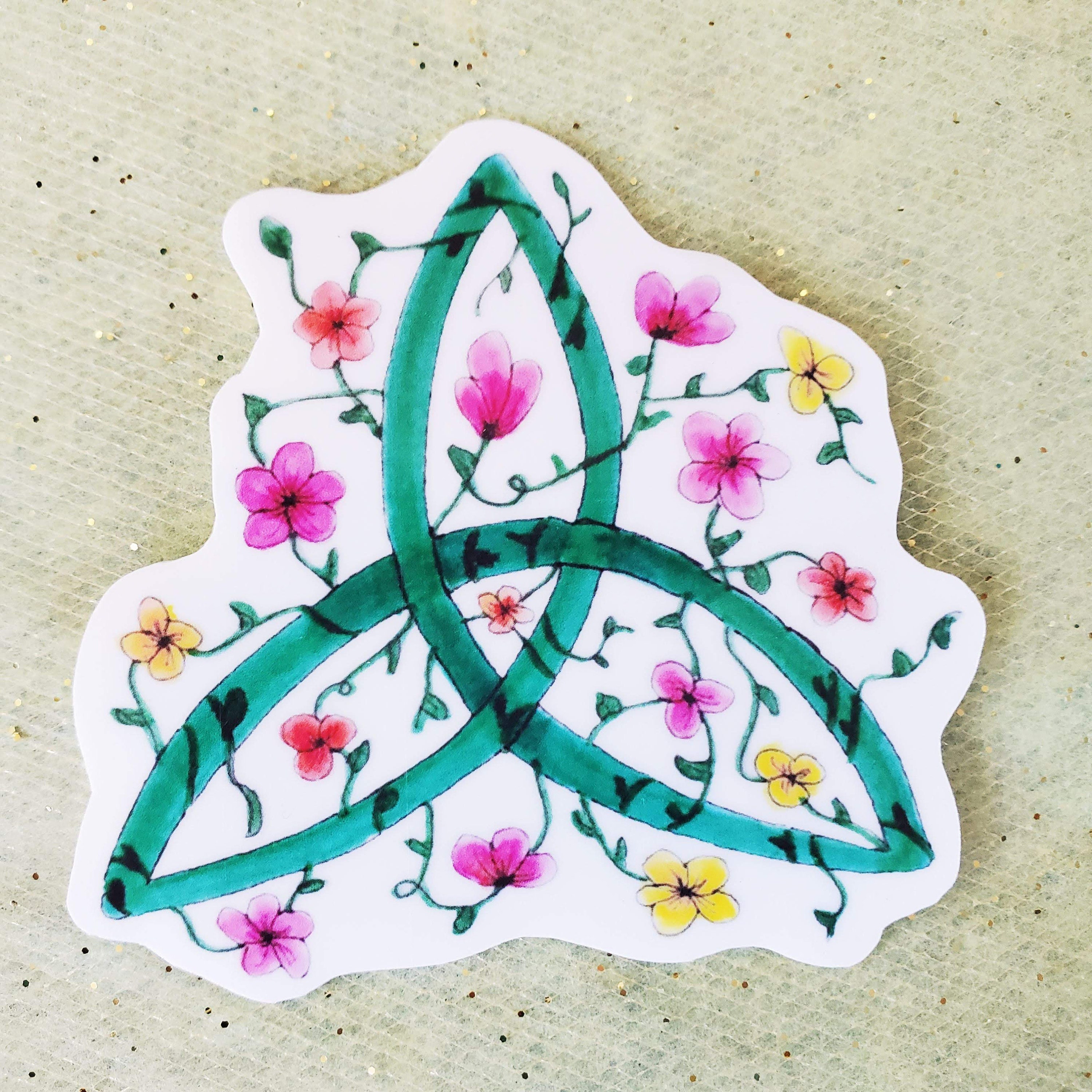 Celtic Knot Sticker Waterproof Decal Floral Celtic Knot - Etsy