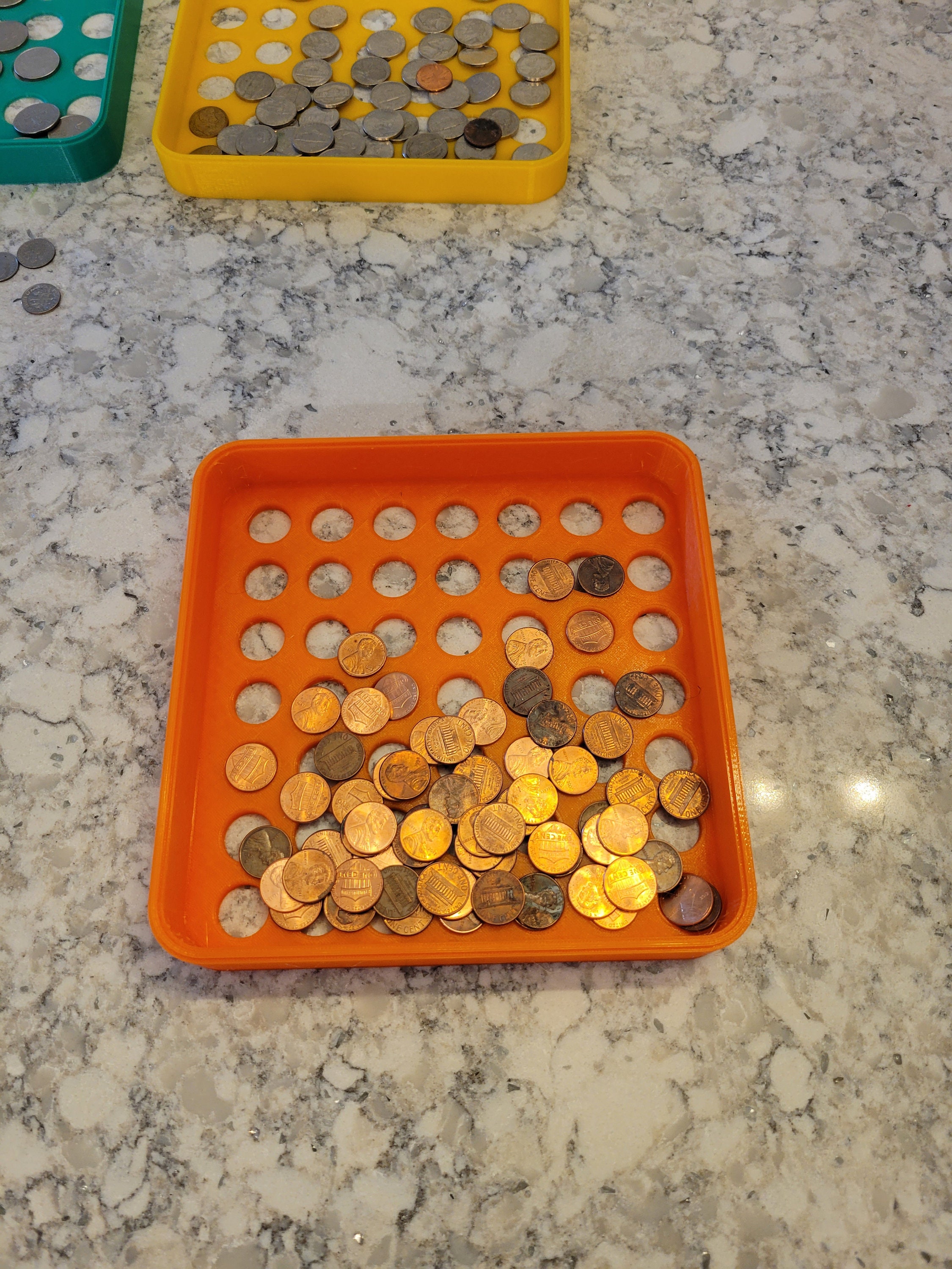 Coin Sorter Change Sifter 3D Printed Currency Separator Quarters ...