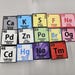 118 Individual Periodic Table Element Squares Tiles .svg .jpg .png With ...