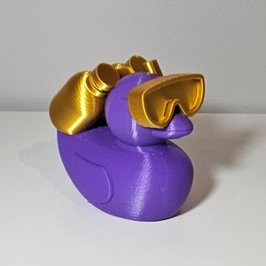 Scuba Ducks 3D Printed Plastic Duck Toy Custom Multicolor Cute Figure ...