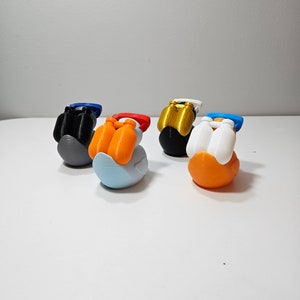 Scuba Ducks 3D Printed Plastic Duck Toy Custom Multicolor Cute Figure ...