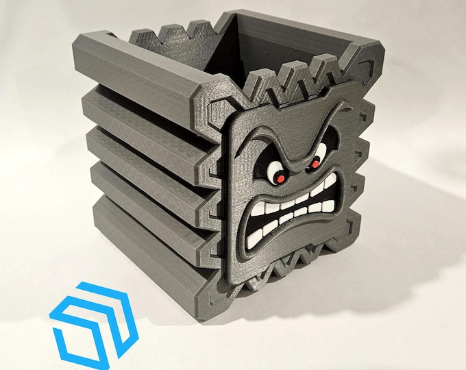 Super Mario Thwomp Can Crusher Topper - Etsy Canada