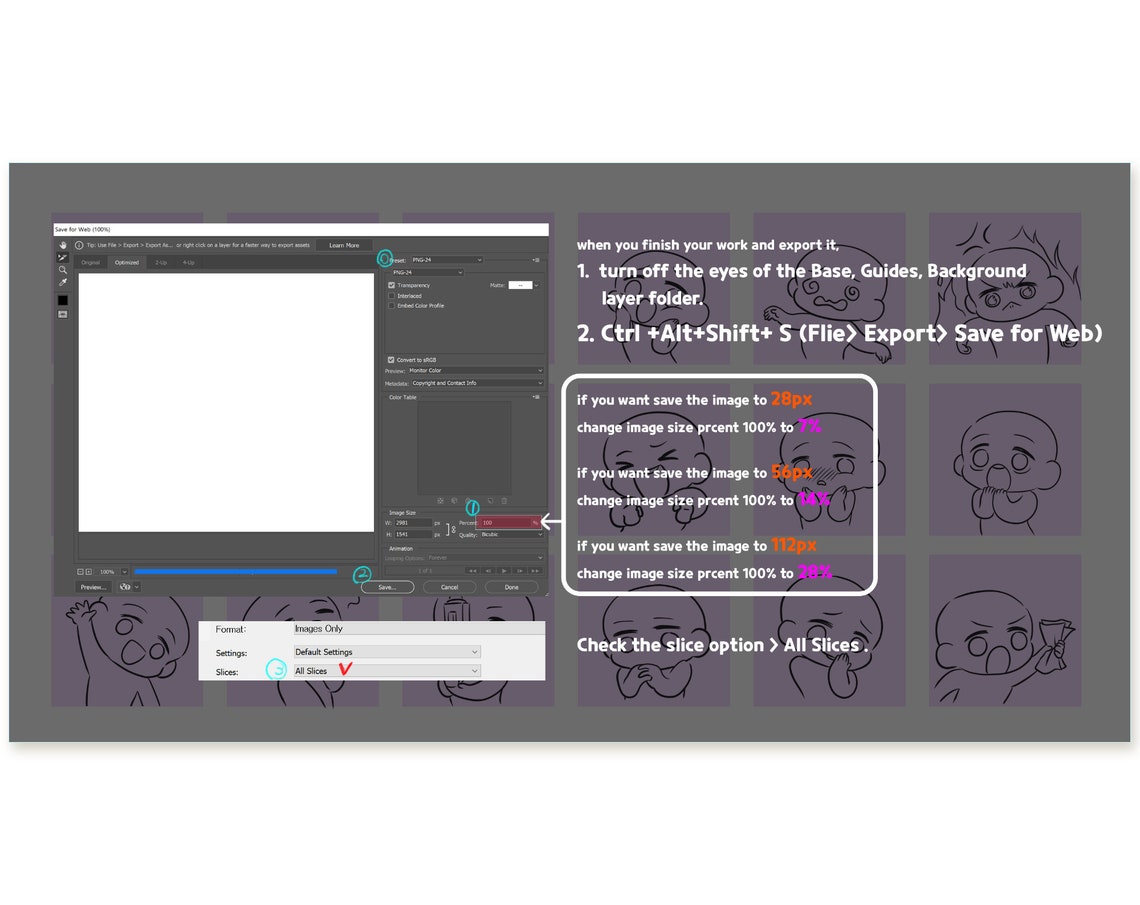 Twitch Emote Base Templates X18 Emotes DIY Templates Anime - Etsy UK