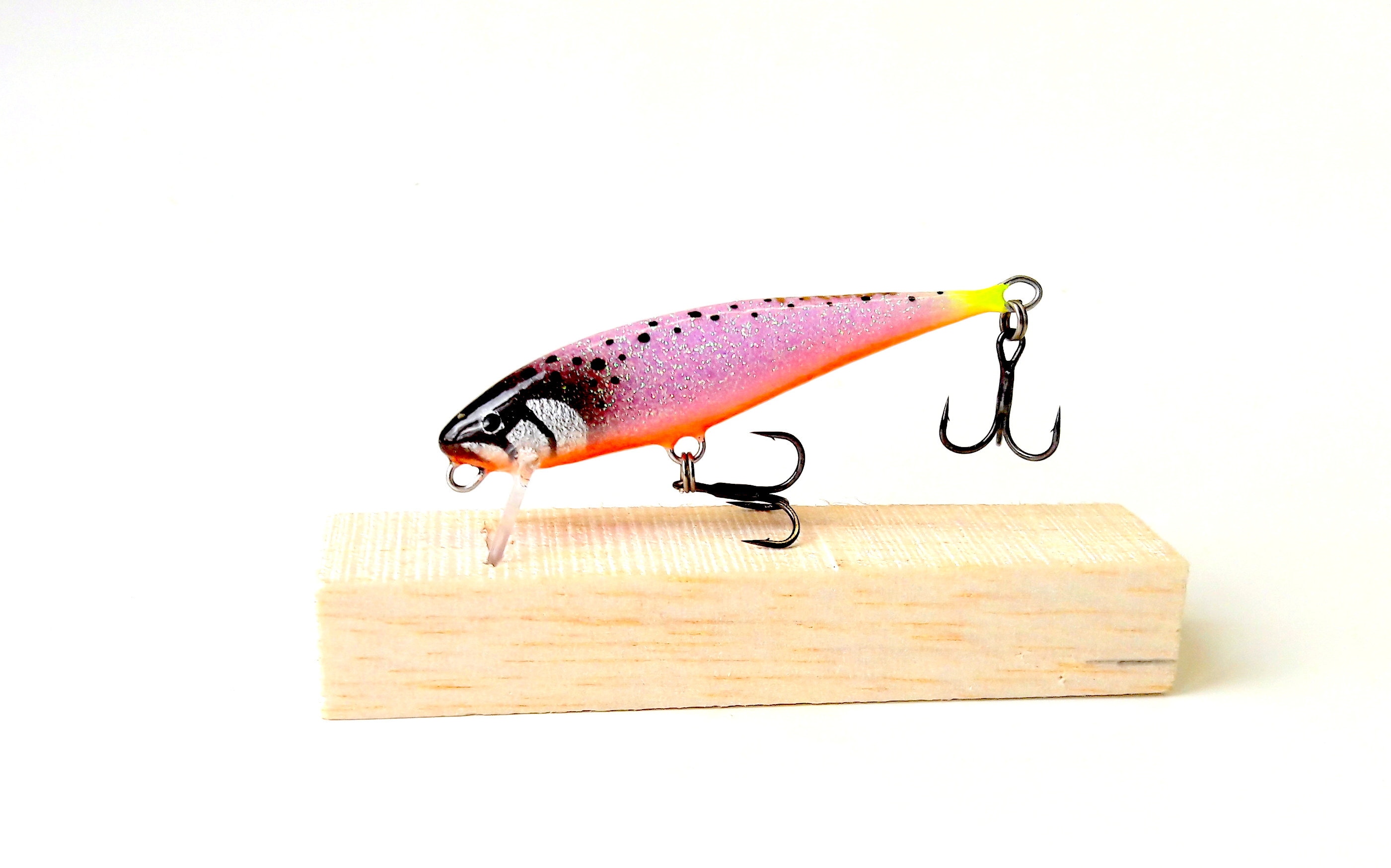 Custom Wooden Handmade Fishing Lure Minnow for Trout 60mm. S - Etsy