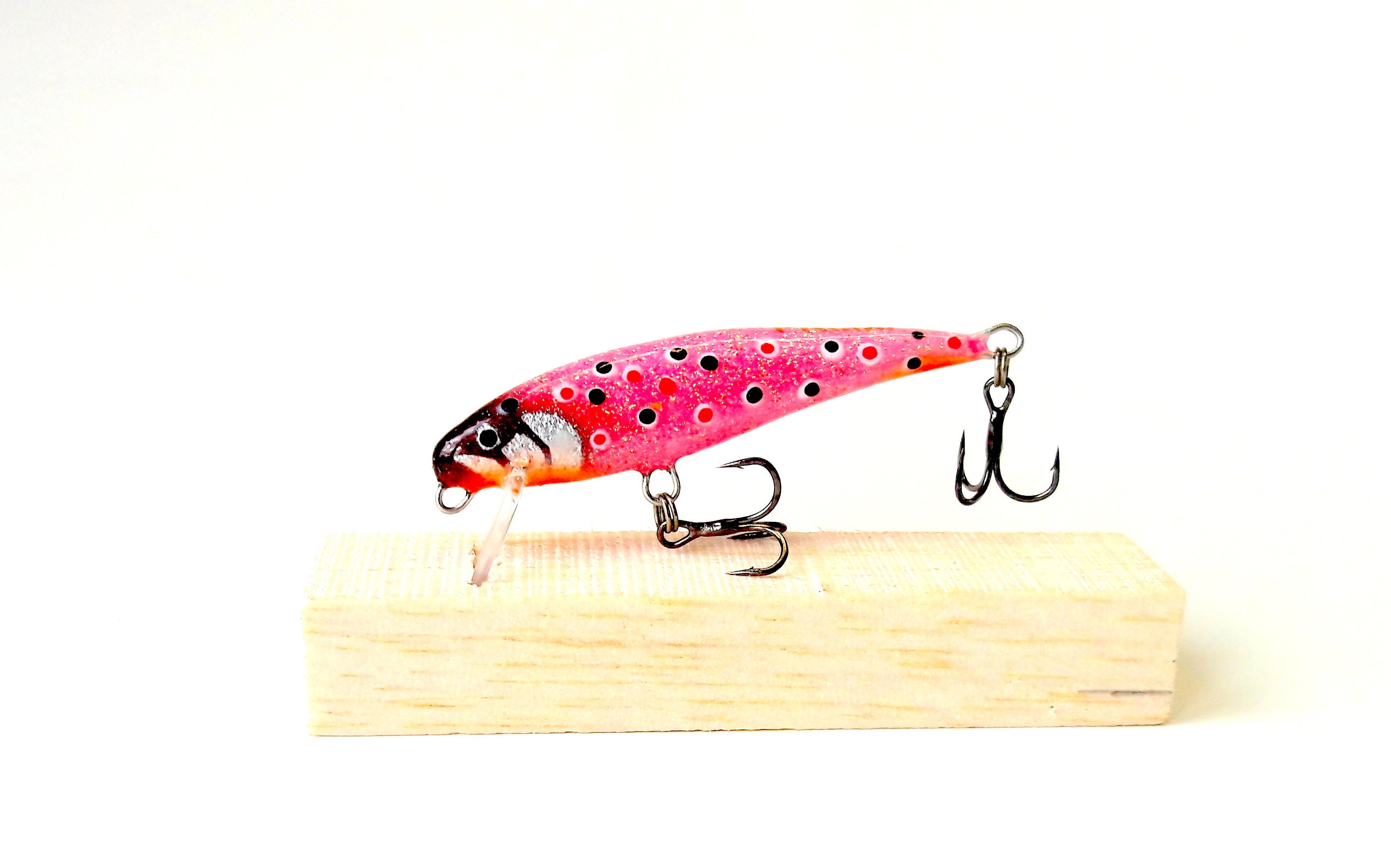 Custom Wooden Handmade Fishing Lure Minnow for Trout 60mm. S - Etsy