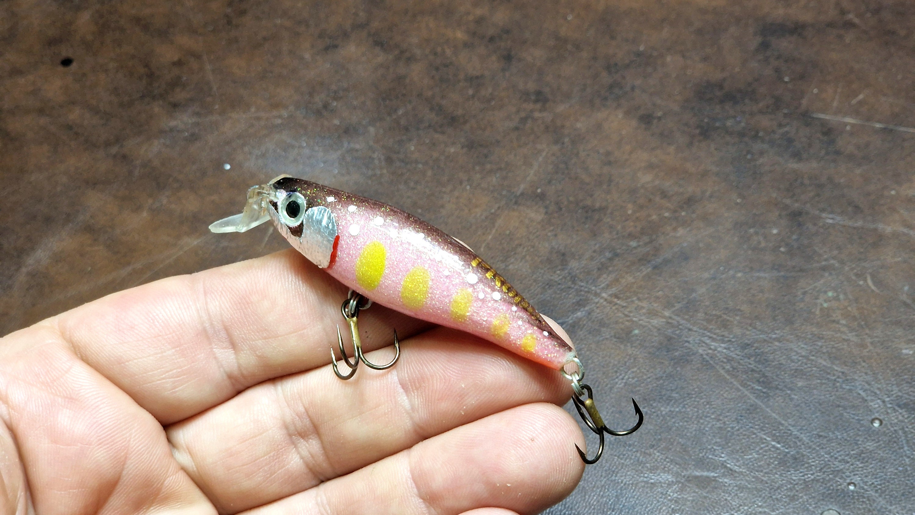 Custom Wooden Handmade Fishing Lure Minnow Trout, Perch, Bass. 57mm. - Etsy
