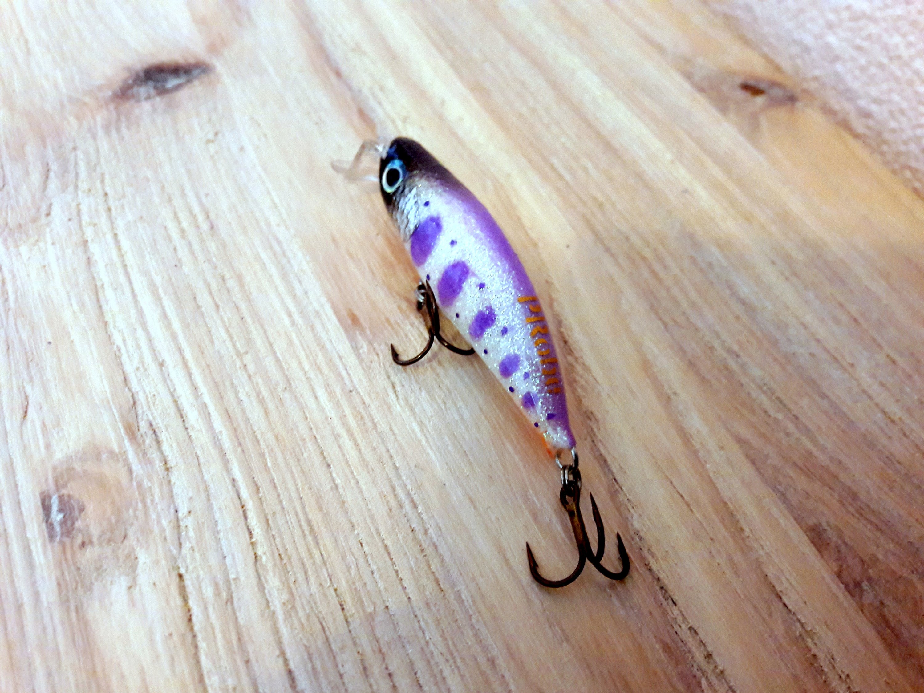 Custom Wooden Handmade Fishing Lure Minnow Trout, Perch, Bass. 55mm. - Etsy