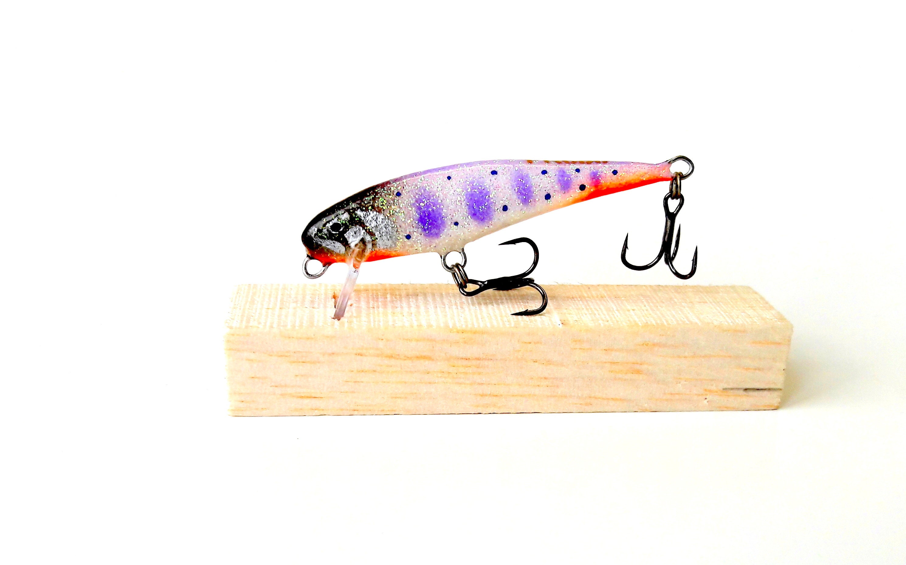 Custom Wooden Handmade Fishing Lure Minnow for Trout 60mm. S - Etsy