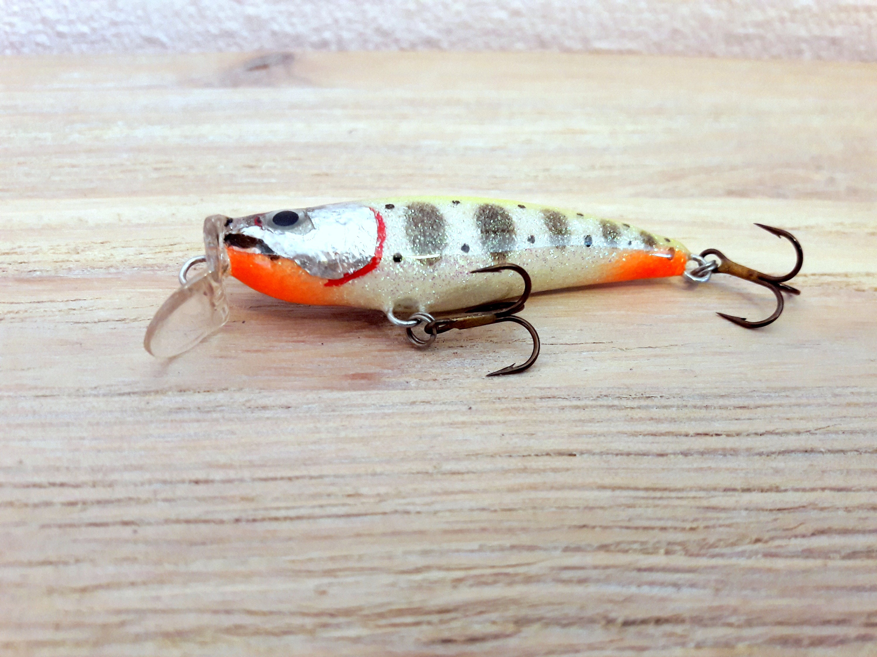 Custom Wooden Handmade Fishing Lure Minnow Trout, Perch, Bass. 57mm. - Etsy