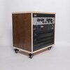 10U SLANTED STUDIO RACK | Angled Audio Rack | Stylish Dark Walnut ...
