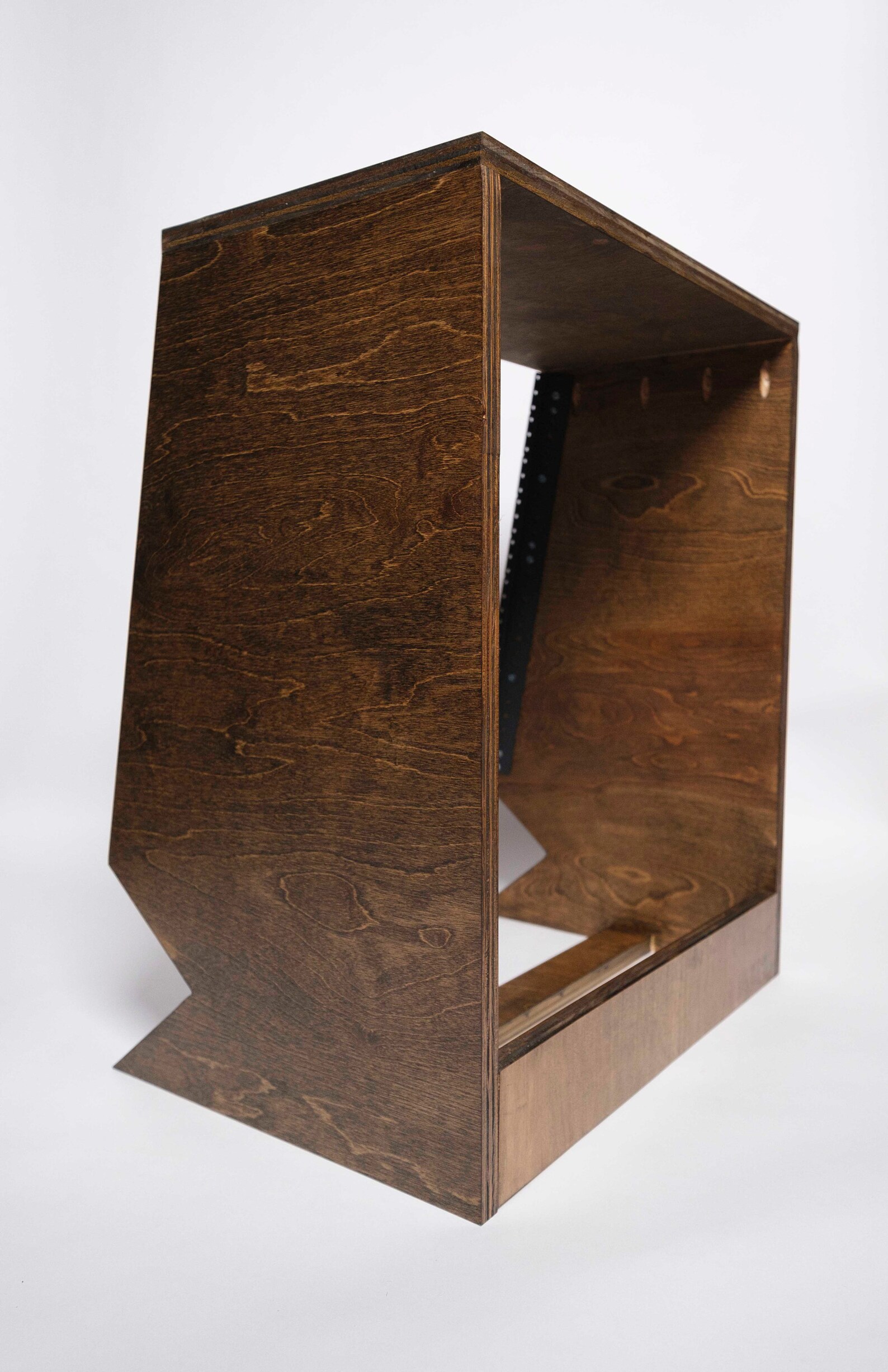 10U SLANTED STUDIO RACK Angled Audio Rack Stylish Dark | Etsy