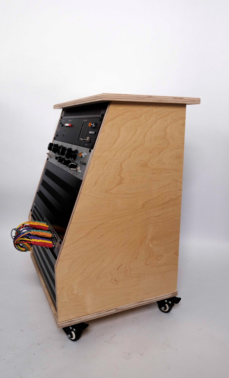 14U SLANTED STUDIO RACK Sidecar With Drawer | Angled Audio Rack ...