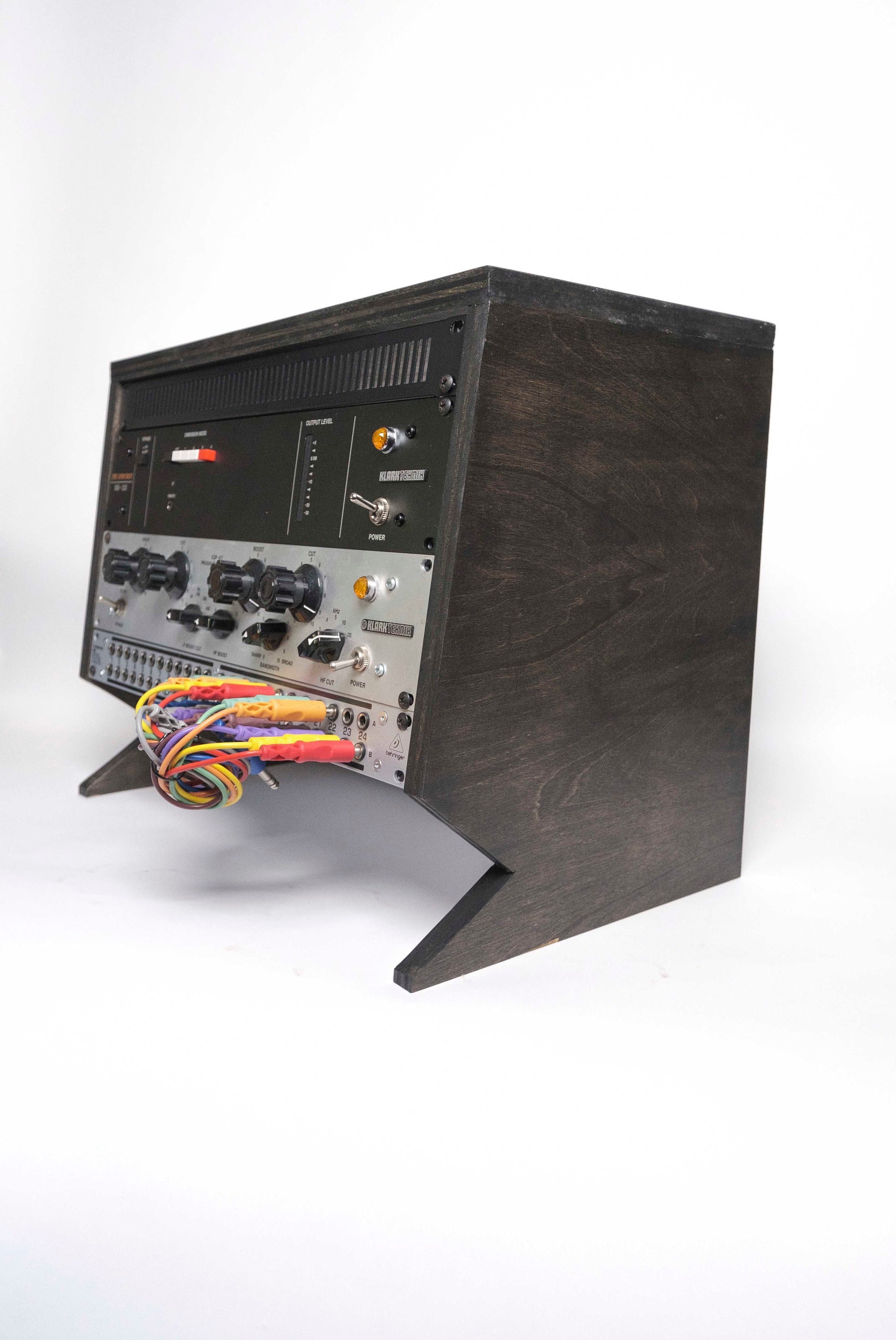 6U SLANTED STUDIO RACK Charcoal | Angled Audio Gear Rack | Server Rack ...