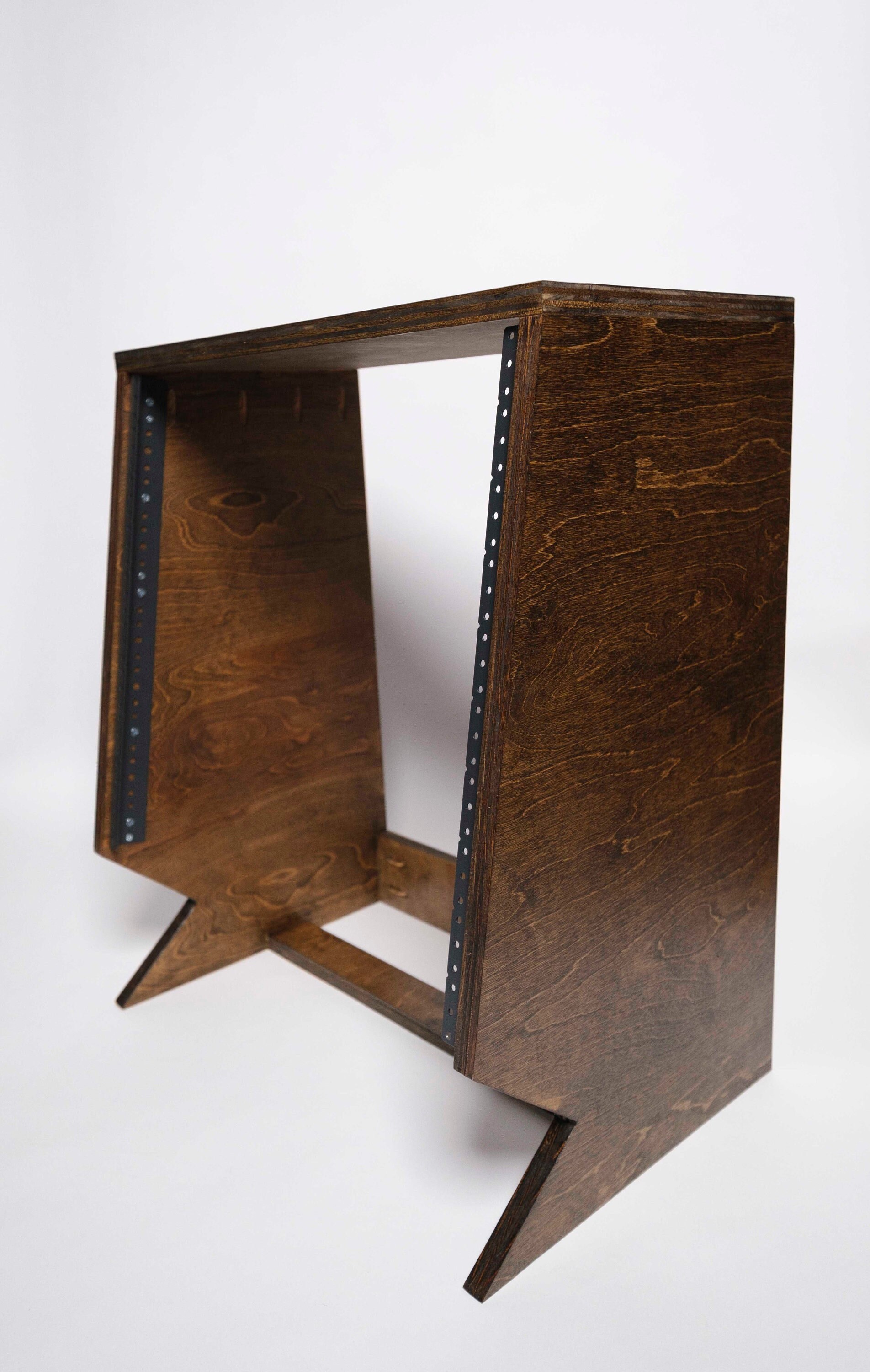 10U SLANTED STUDIO RACK Angled Audio Rack Stylish Dark - Etsy