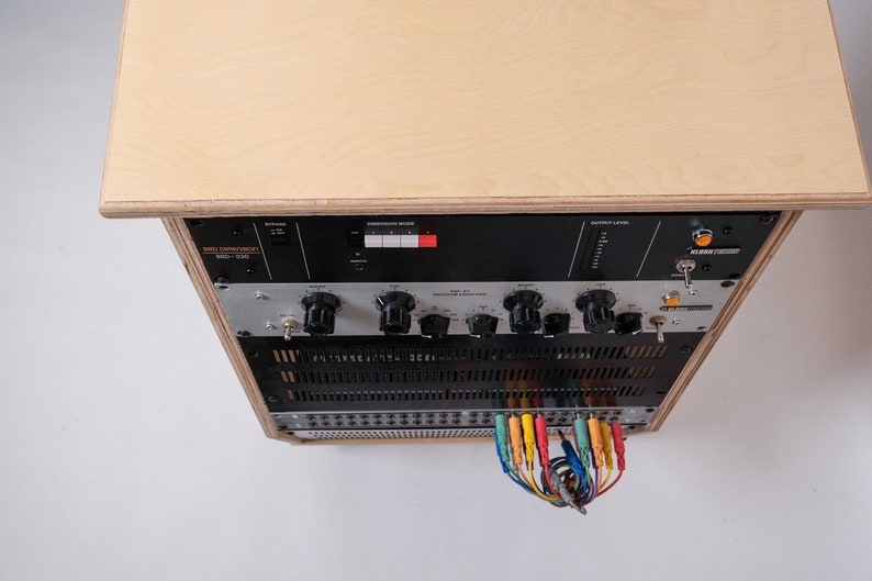 14U SLANTED STUDIO RACK Sidecar With Drawer | Angled Audio Rack ...