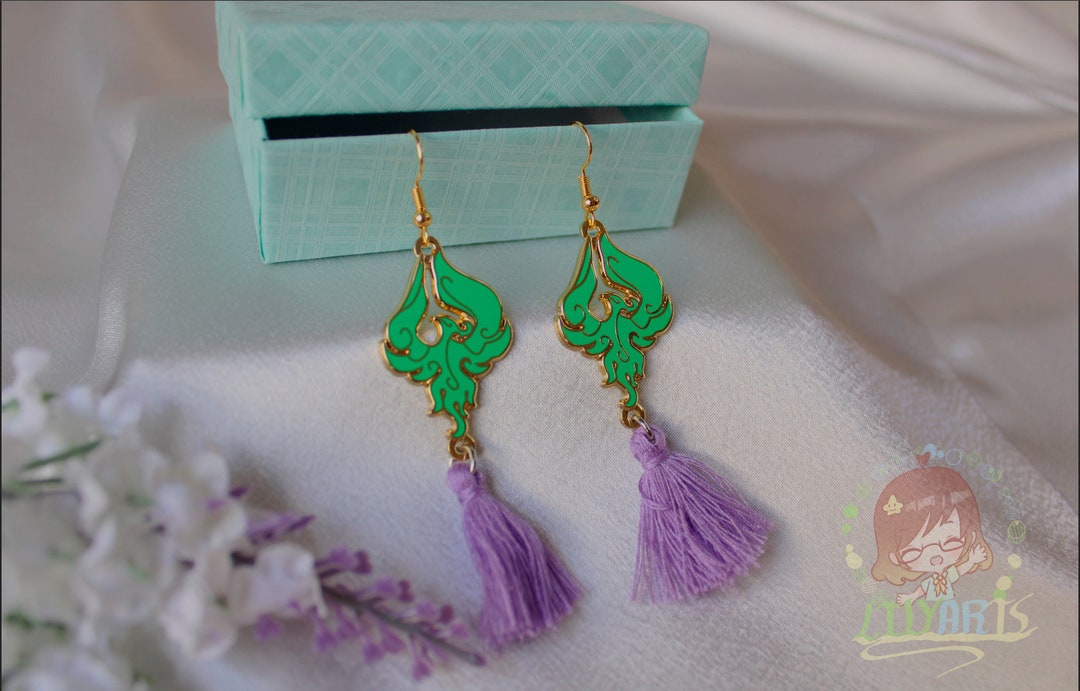 Xiao - Genshin Impact Earrings - Etsy
