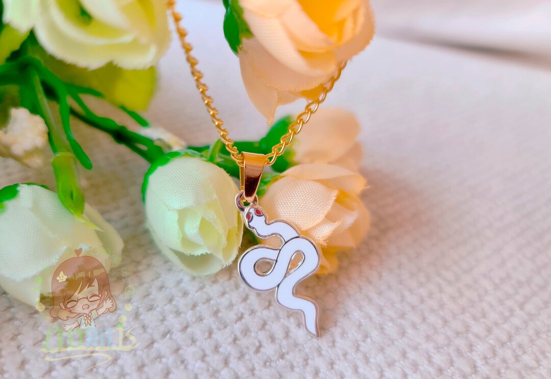 Genshin Impact Necklace Pendant Baizhu Snake Changsheng - Etsy