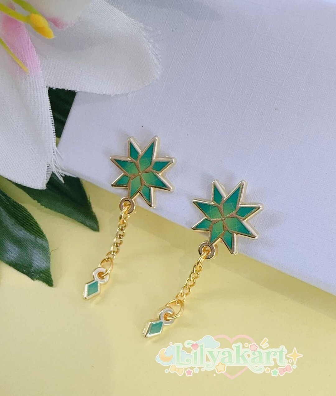 Genshin Impact Earrings Alhaitham Merch - Etsy