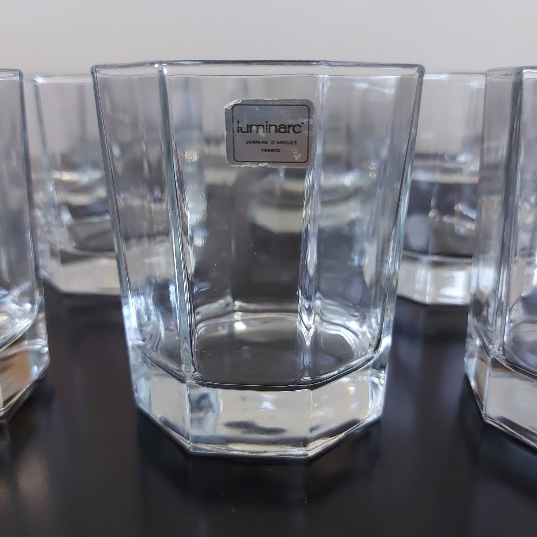 Set Octagonal Octime Tumbler Whiskey Glasses Set Water Juice - Etsy UK