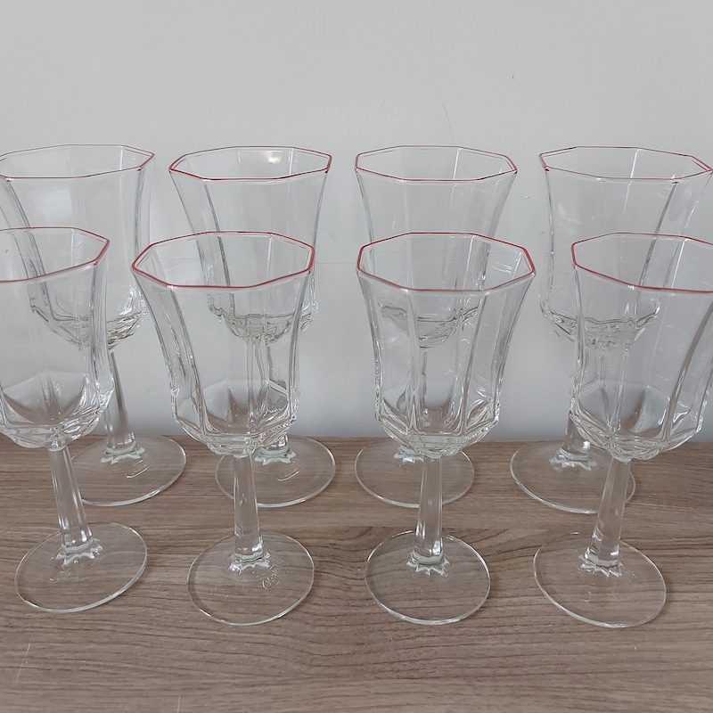 Octagon Glasses - Etsy