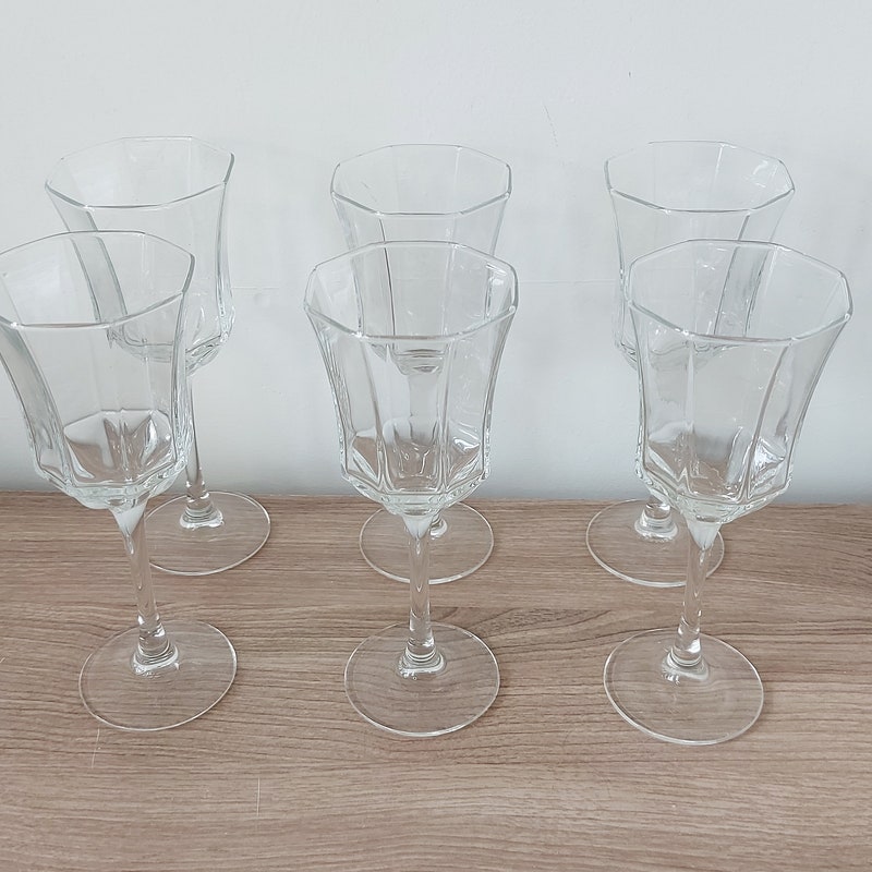 Octagon Glasses - Etsy
