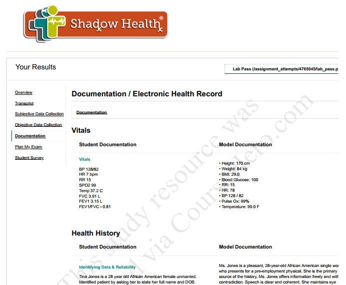 NR 509 Comprehensive Assessment _ Completed _ Shadow Health TINA JONES ... NR 509 Comprehensive Assessment _ Completed _ Shadow Health TINA JONES ...