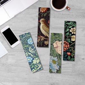 100 William Morris Inspired Printable Bookmarks Instant Digital ...