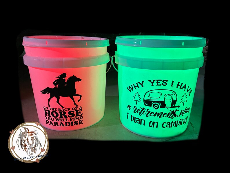 Custom Camping Buckets or Choose From List of Designs - Etsy