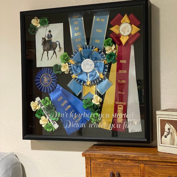 Memorial Horse Tail Shadow Box - Etsy