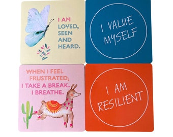 Toddler Affirmations Positivity Cards, 40 Positive Affirmation Cards ...